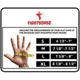 FIGHTSENSE Padded Gel Inner Boxing Gloves for Men and Women with Long ...