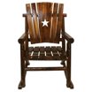 Leigh Country TX 93605 Char-log Adult Outdoor Rocker, Patio Porch ...