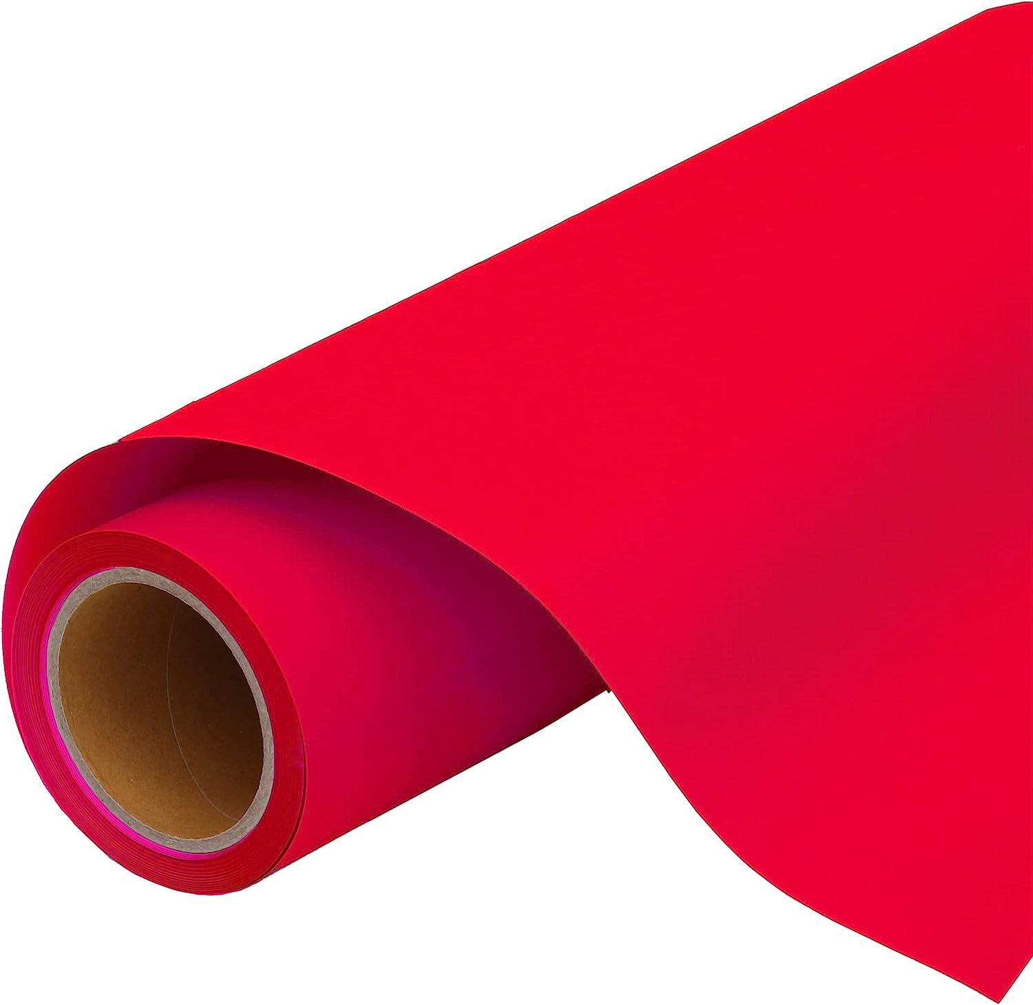 Bright Red Heat Transfer Vinyl Film HTV | Solid Color | Custom Cut Roll ...