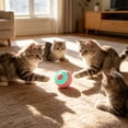 Interactive Automatic Rolling Cats Toy Ball Electrical Smart Pet Ball ...
