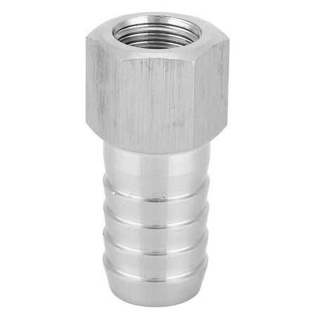 Threaded Pipe Connector BSPP 1/4 Barb Connector Stainless Steel Female ...