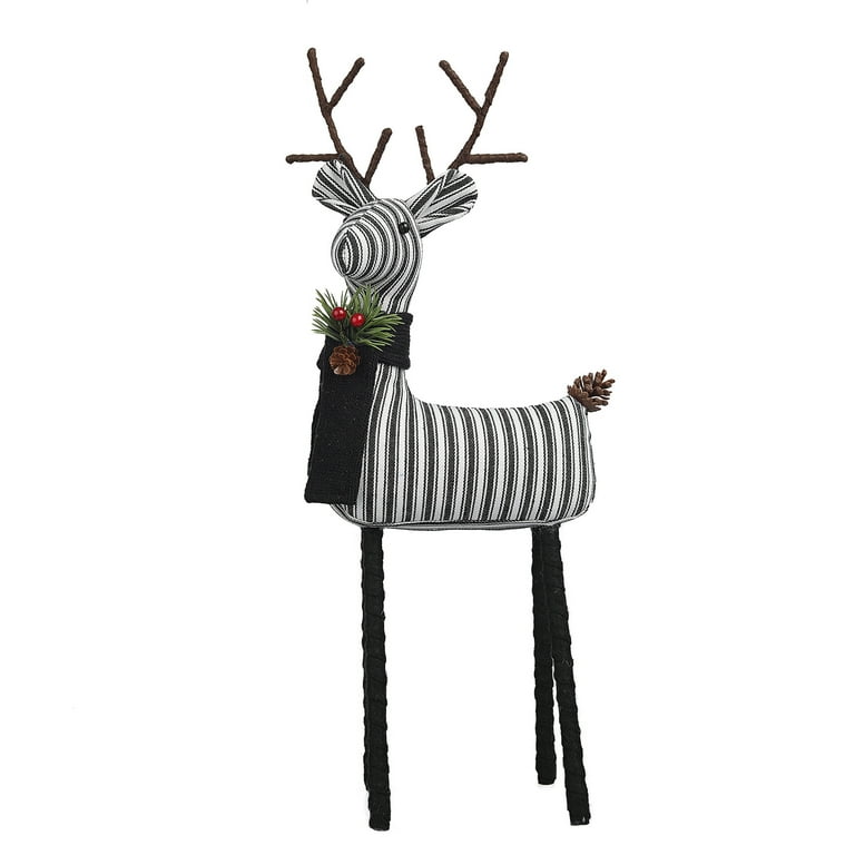 Holiday Clip Art Black And White Reindeer
