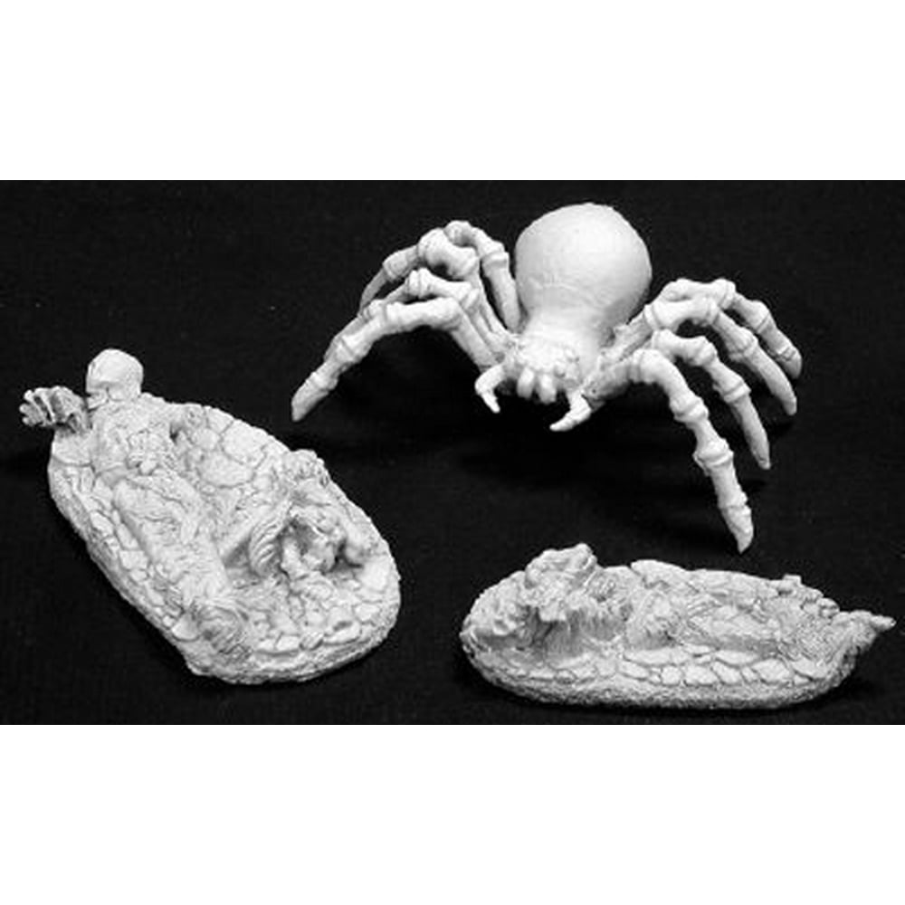 reaper miniatures giant spider & victims #02784 dark heaven unpainted ...