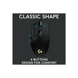 Logitech G203 Wired PC Gaming Mouse, 6 Buttons, 8000 DPI, RGB LIGHTSYNC ...