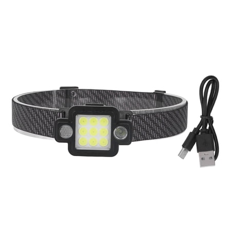 Head Neck Lamp, Rechargeable Headlamp Adjustable Belt Waterproof 5 ...