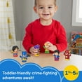 Fisher-Price Little People DC Super Friends Crime-Fighting Figure Pack ...