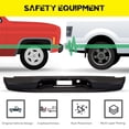 Black Rear Step Bumper Assembly Fits 99-07 Silverado Sierra 1500 w ...