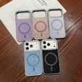 Bling Glitter Diamond Camera Edge Shockproof Magnetic Phone Case for ...