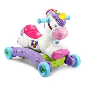 Fisher-Price Bounce and Spin Unicorn with Lights and Sounds - Walmart.com