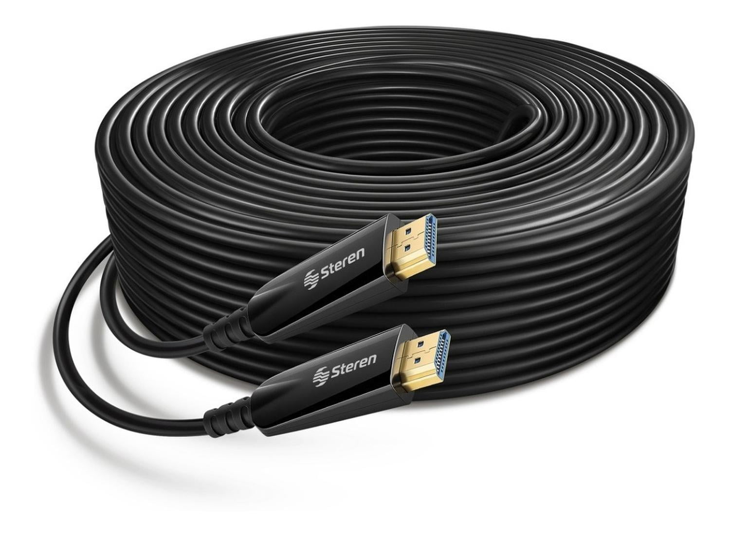 Cable HDMI 4K de Fibra Óptica 30 Metros Steren 206-700 | Walmart en línea