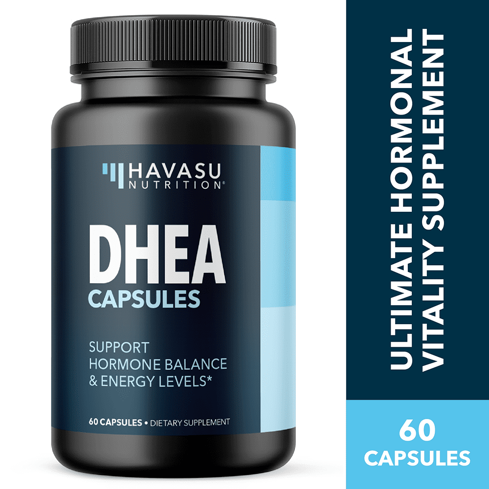 Havasu DHEA 50mg Capsules | DHEA Supplement for Men & Women | Boost Energy and Help Hormones ...
