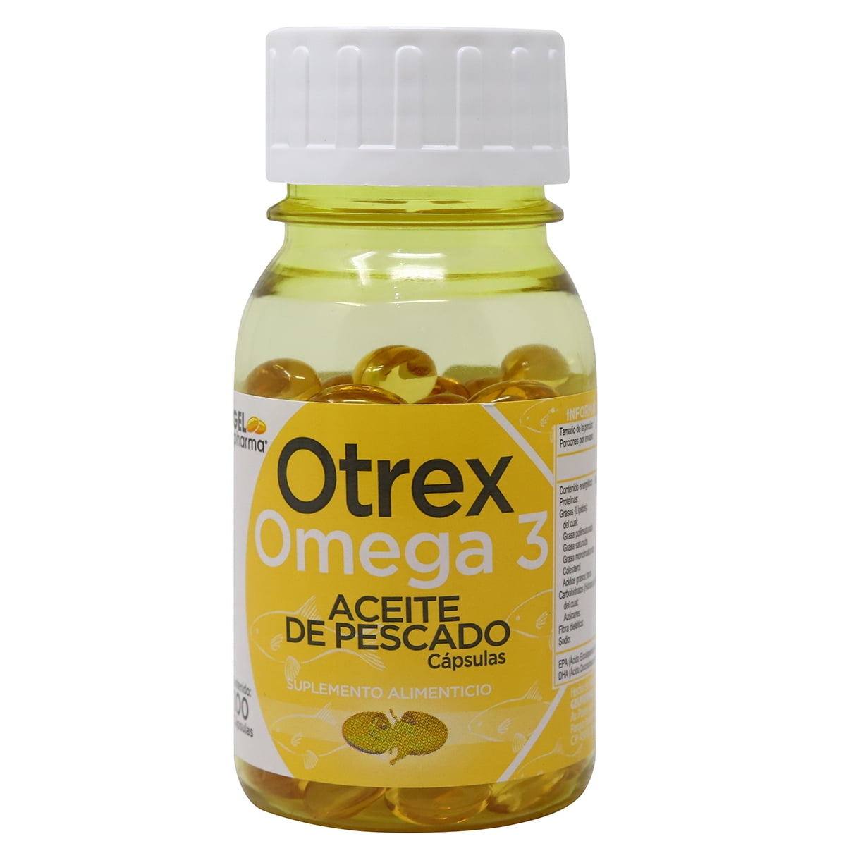 OTREX OMEGA 3 100 CAPSULAS ACEITE DE PESCADO GELPHARMA | Walmart en línea