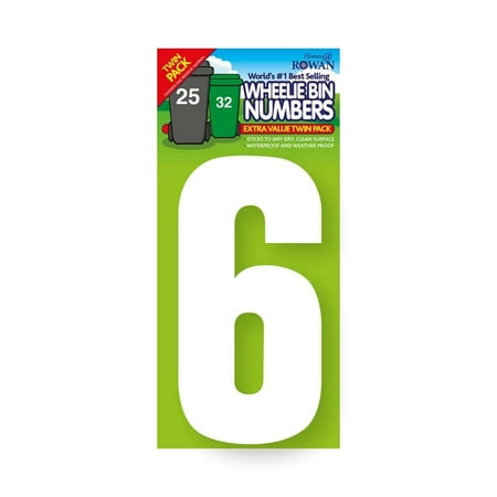 Rowan 6 Hi-Vis Bin Number (Pack of 2) | Walmart Canada