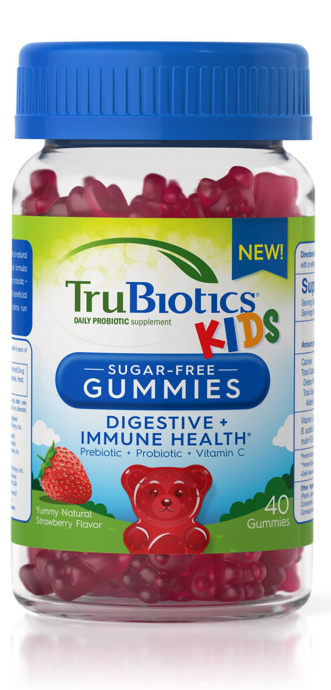 TruBiotics Kids Daily Probiotic Gummies, Digestive & Immune Health ...