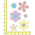 Rhinestone Genie RT2-FLO102 Flowers 002 Magnetic Rhinestone Template ...