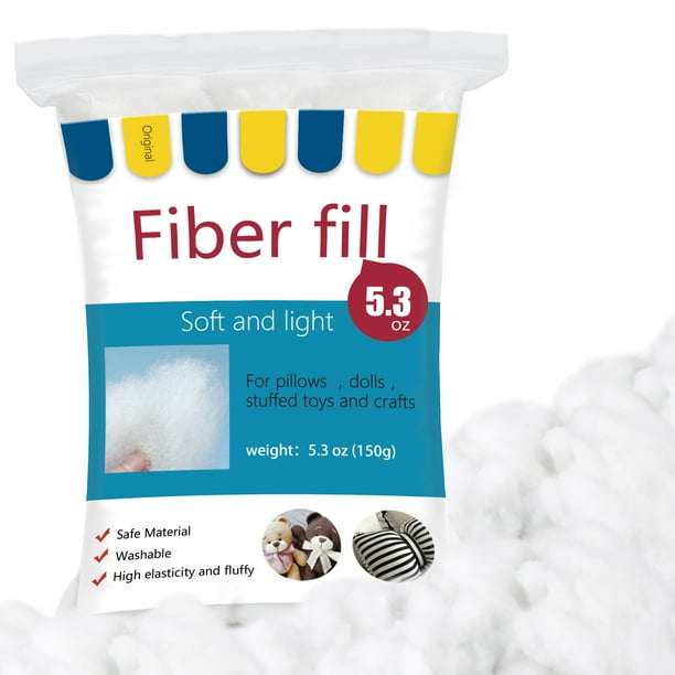 Jupean Polyester Fiber Fill, Resilience Fill Fiber, Stuffing for Small ...