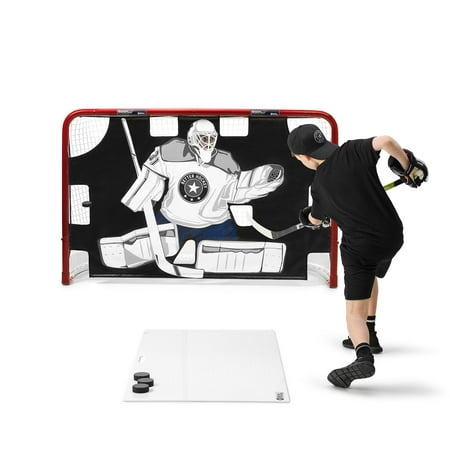 Better Hockey Extreme Pro Goalie Training Aid with 10 Target Holes ...