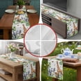 Burlap Table Runner 70 Inches Long, Tiger Elephant Giraffe Animal Non ...