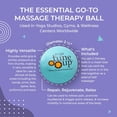 Yoga Tune Up, Therapy Balls, 2 ½ inches, Aqua Blue with Tote - Walmart.com