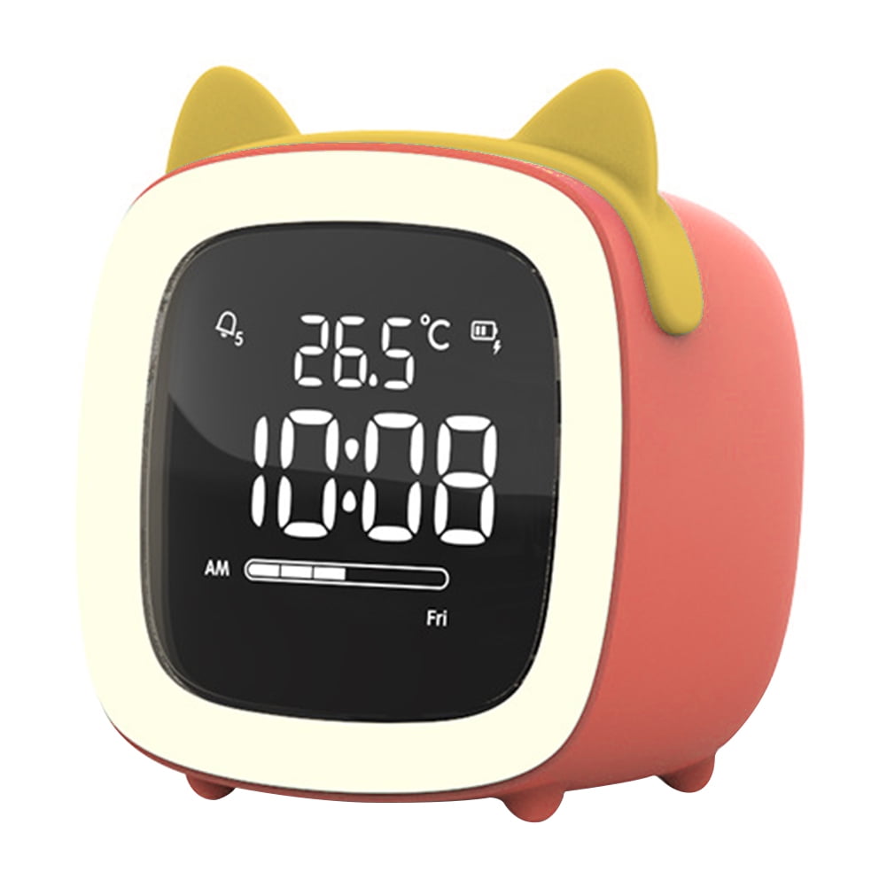 Waroomhouse Cartoon Rabbit Ear Shape Rechargeable Digital Display LED ...