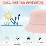 Zando 2 Pcs Cotton Kids Sun Hats Wide Brim UV Protection Toddler Sun Hat Summer Beach Toddler ...