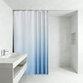 Gradient Waterproof Polyester Shower Curtain 180x180cm • Thickened ...