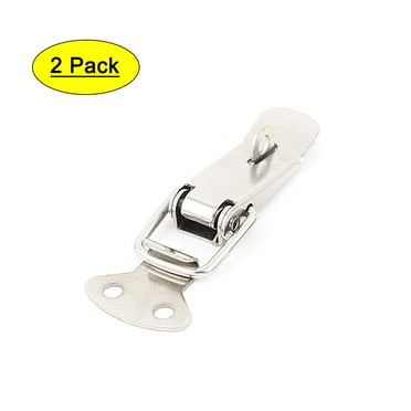 Uxcell Wood Box Toolbox Cabinet Metal Spring Loaded Latches Catch ...