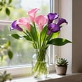 Calla Lily Artificial Flowers(20PCS), Real Touch PU Fake Calla Lily ...
