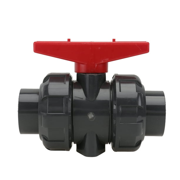 UPVC Double Union Ball DN25 32mm PVC Manual Ball Garden Tap Irrigation ...