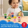 Little People, Toy Set, My Mario Figure 6-Pack, Toddler Pretend Play ...