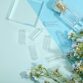 12Pcs Transparent Glass Straw Dustproof Covers Reusable Drinking Straw ...