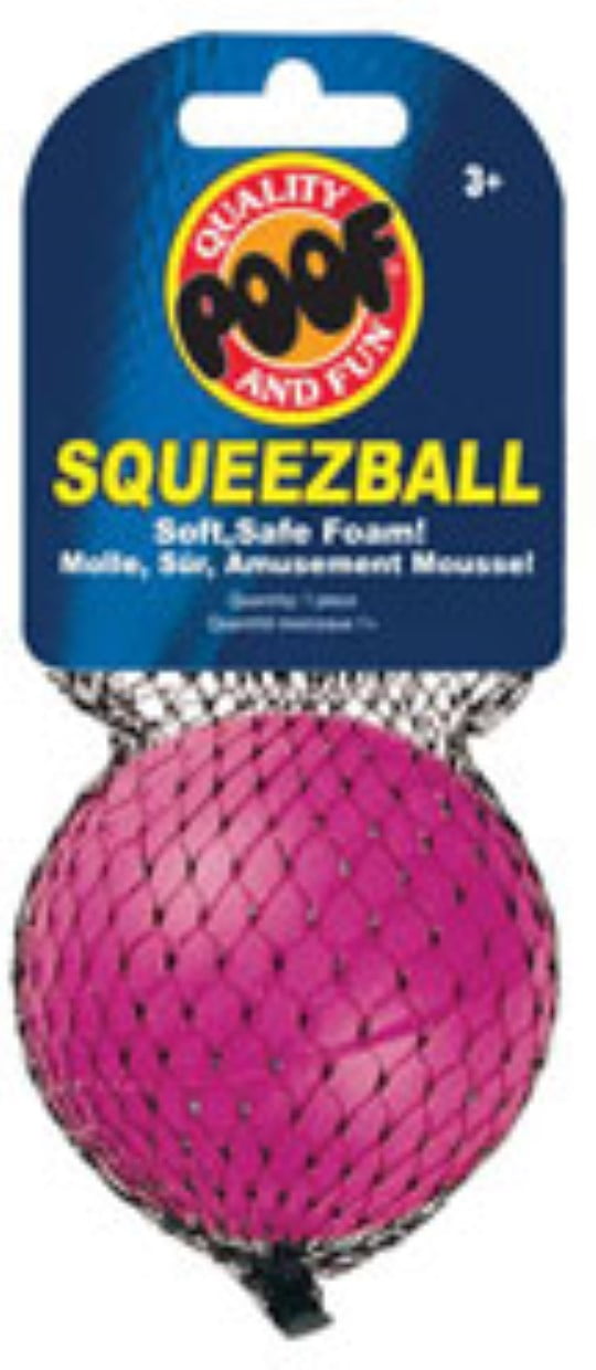 POOF Foam Squeezeball - Soft, Safe Foam 2.5 inch Stress Squeeze Ball ...