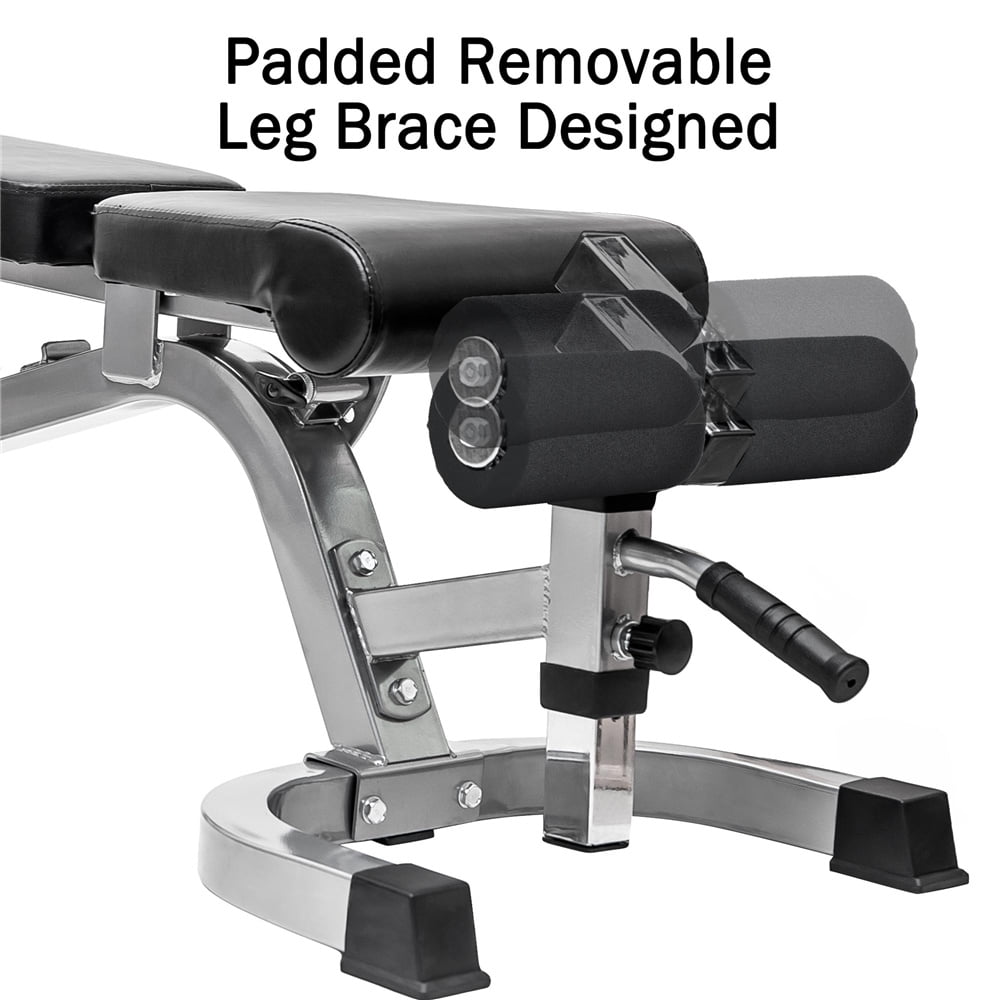 Buy Adjustable Weight Bench, Heavy Duty Weight Bench with 7 Back ...