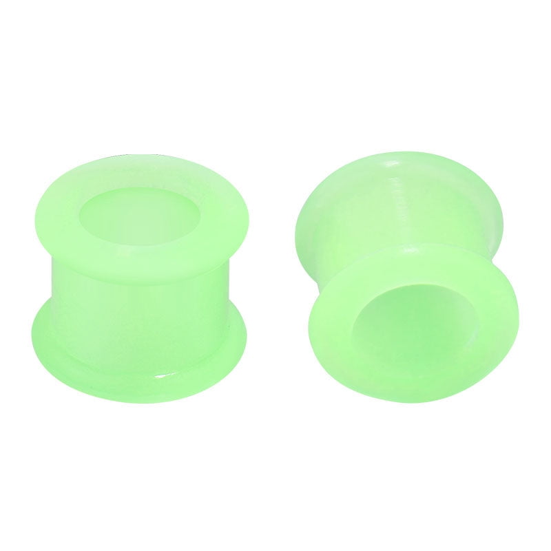 LAURITAMI Silicone Ear Tunnel Pulley Plug Flesh Expander Piercing(4mm ...