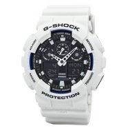 Casio Men's G-Shock Analog-Digital Tough Solar Watch, White - Walmart.com