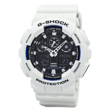 Casio Men's G-Shock Analog-Digital Tough Solar Watch, White - Walmart.com