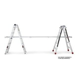 Lift Ladders 22’ Reach 5 in 1 Multi Position Aluminum Step Ladder ...