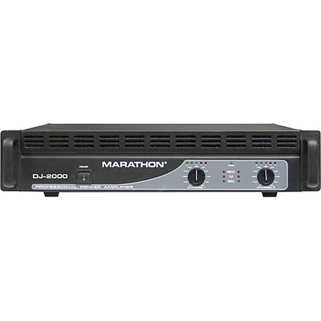 Marathon Professional MA-DJ2000 2000-Watt 8-Ohm Bridge Dj Power ...