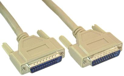 IEC M2131-03 DB25 Male to Male 25 Conductor Straight Through Cable 3 ...