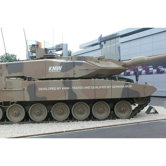 24x36 gallery poster, The turret and hull sides of the Leopard Tank 2A7 ...