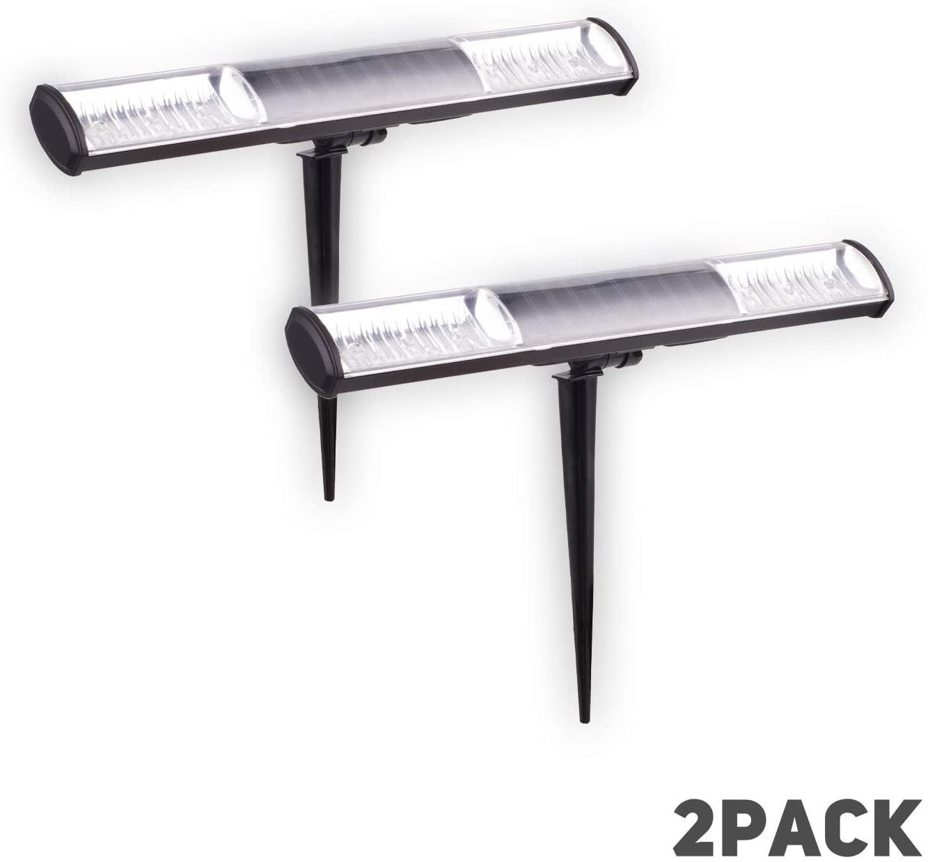 Malibu LED Solar Pathway Light Bar 2 Pack8506-2401-01 - Walmart.com ...