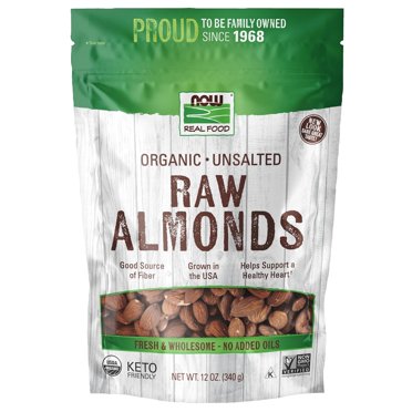 Jiva Organics Raw Unpasteurized Almonds, 2 Lb - Walmart.com