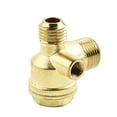 3 Port Check Valve Zinc Alloy Male Thread Connector Tool For Air ...