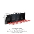 Titan Attachments 72" Tine Fork Bucket with Ten 27" C1 Hay Spears, SSQA ...