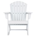 Portside Outdoor Poly Plastic Adirondack Rocking Chair - Walmart.com