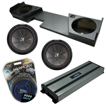 07-13 Chevy Silverado Ext Cab Kicker CWR12 Dual 12 Rhino Sub Box HA ...