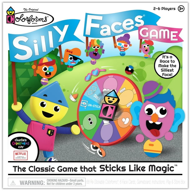 Colorforms(R) Silly Faces Game-Silly Face - Walmart.com - Walmart.com