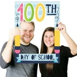 Big Dot of Happiness Happy 100th Day of School - 100 Days Party Selfie ...