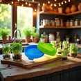 Minzimin 2Pcs Blue and Green Sprouting Lids jar Sprouting for Wide ...