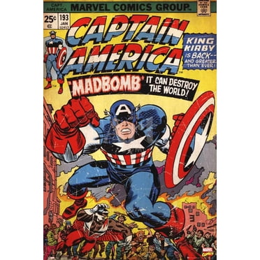 Marvel Comics - Avengers - Captain America - Comic Cover #4 Wall Poster ...
